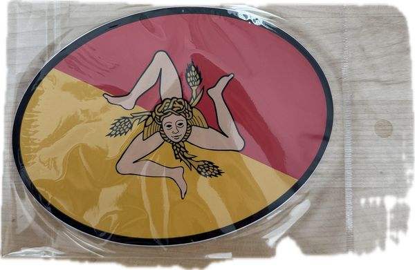 DiGregorio's Sicilian Trinacria Sticker – DiGregorio's Italian Market